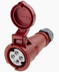 Mennekes 16A 4 Pin Inline Socket IP44 (514) - Germany | Nexpower
