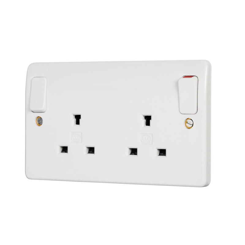 Non Standard 13 A Twin Socket - MK | Nexpower