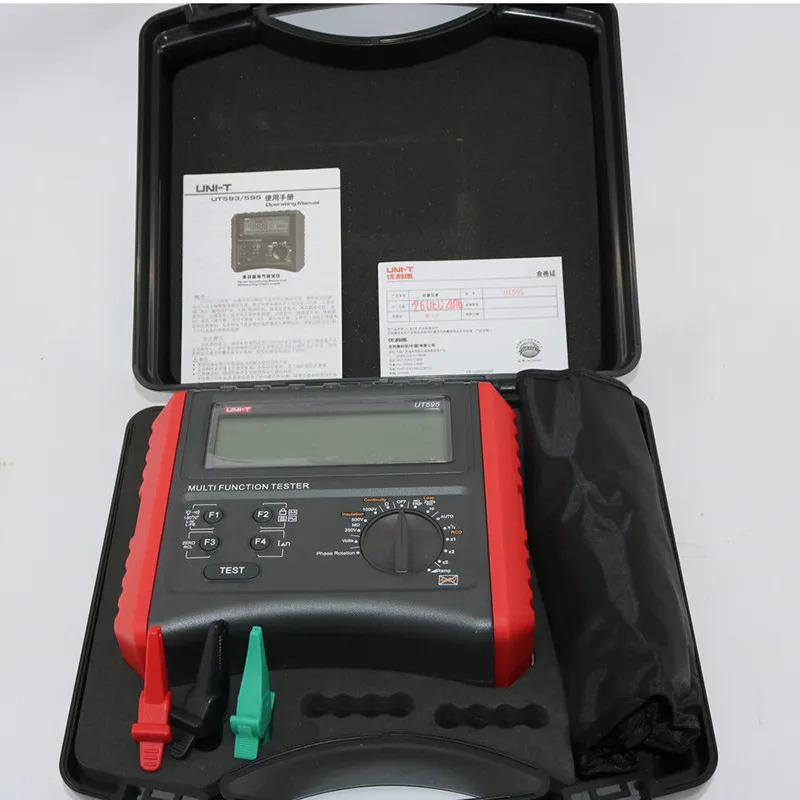 UT595 Insulation, Continuity,Loop, RCD, Rotation Tester 1000V | Nexpower